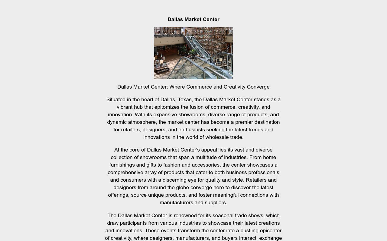 Dallas Market Center